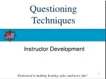 PPT - Questioning Techniques PowerPoint Presentation, free download ...