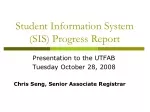 PPT - STUDENT INFORMATION SYSTEM (SIS) PowerPoint Presentation, free ...