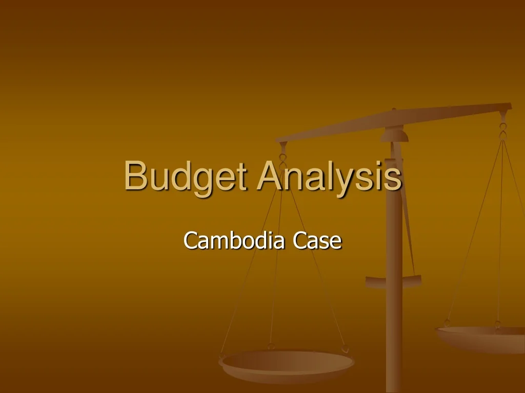 PPT - Budget Analysis PowerPoint Presentation, free download - ID:9564901