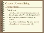 PPT - Chapter 5 Journalizing Transactions PowerPoint Presentation, free ...