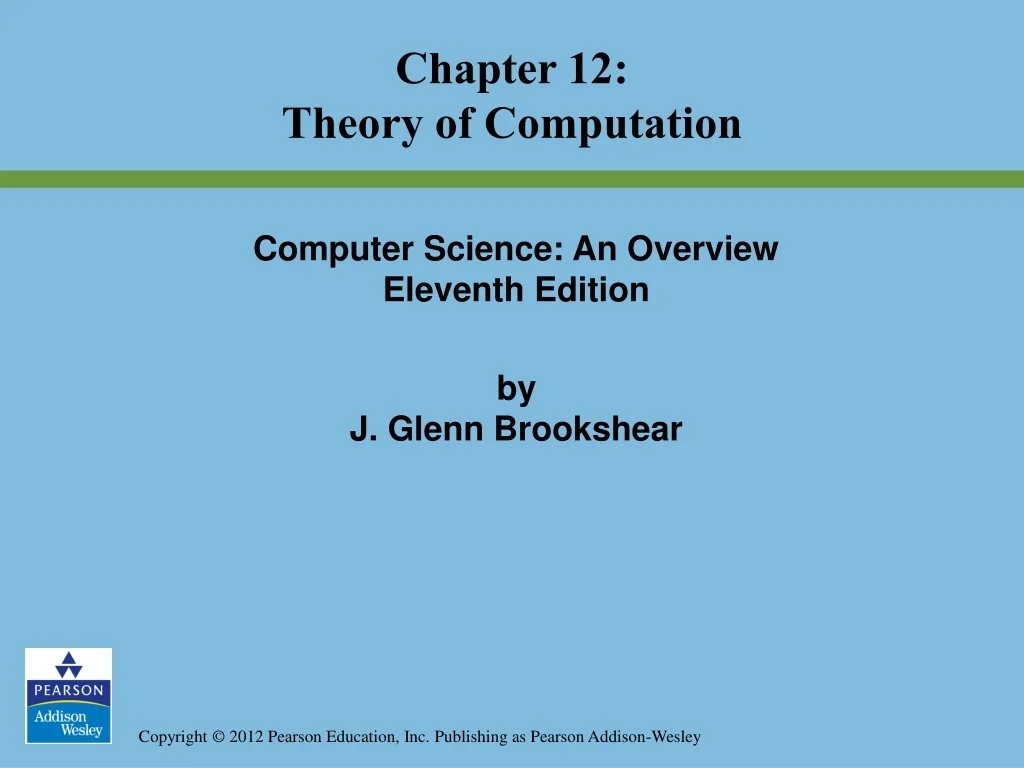 PPT - Exploring the Capabilities of Computers in Theory of Computation PowerPoint Presentation ...