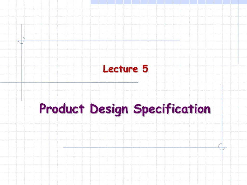 PPT - Product Design Specification PowerPoint Presentation, free ...