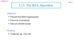PPT - Attacks on the RSA Algorithm PowerPoint Presentation, free ...