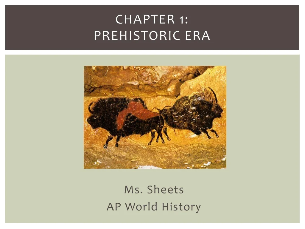 PPT - Evolution of Human Societies: Prehistoric to Neolithic Eras ...