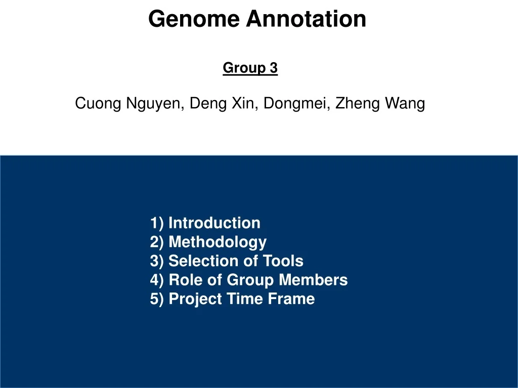 PPT - Genome Annotation PowerPoint Presentation, free download - ID:9569051