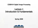 PPT - CS589-04 Digital Image Processing Lecture 8. Image Compression ...