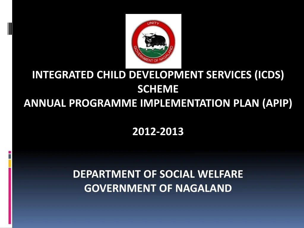 PPT - INTEGRATED CHILD DEVELOPMENT SERVICES (ICDS) SCHEME ANNUAL ...