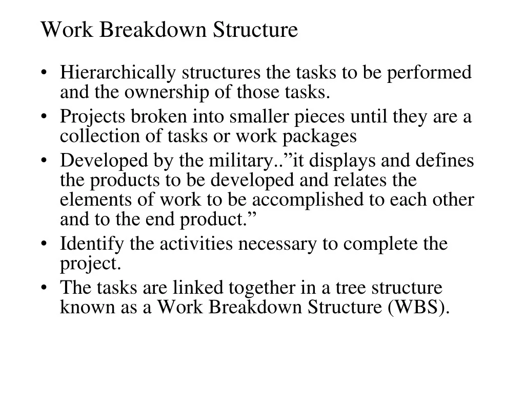 PPT - Efficient Project Management with Work Breakdown Structure ...