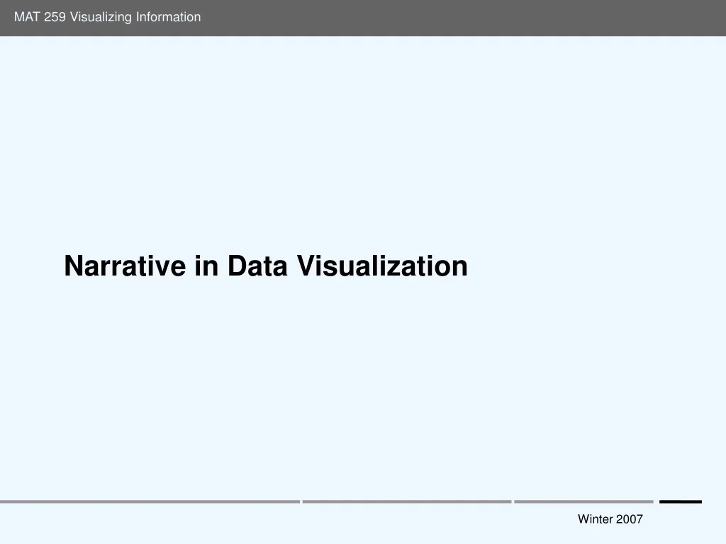 PPT - Visualizing Data: Crafting Narratives for Meaningful Insights ...
