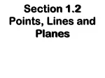 PPT - Section 9.1 Points, Lines, Planes, and Angles PowerPoint ...