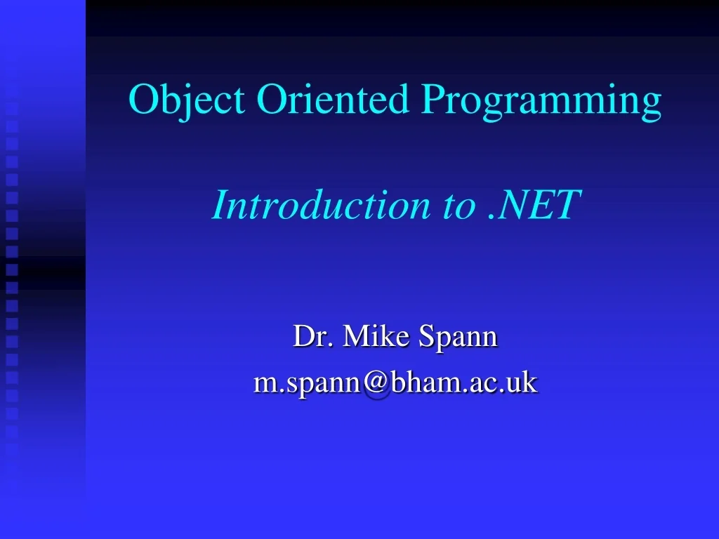 Ppt Net Programming Environment For Oop Using C Powerpoint 9779