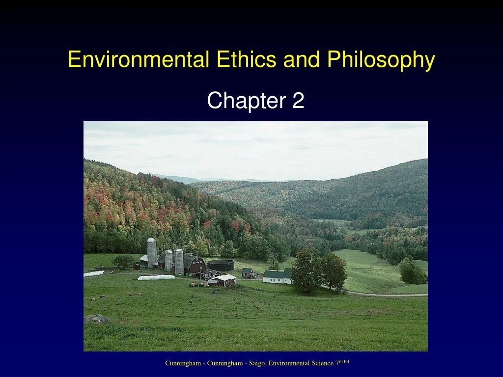PPT - Ethics and Values in Environmental Philosophy PowerPoint ...