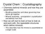 PPT - Introduction to Crystallography and Mineral Crystal Systems ...