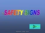 PPT - safety signs PowerPoint Presentation, free download - ID:7295954