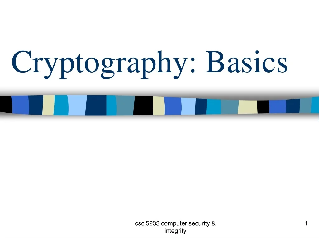 PPT - Cryptography: Basics PowerPoint Presentation, free download - ID ...