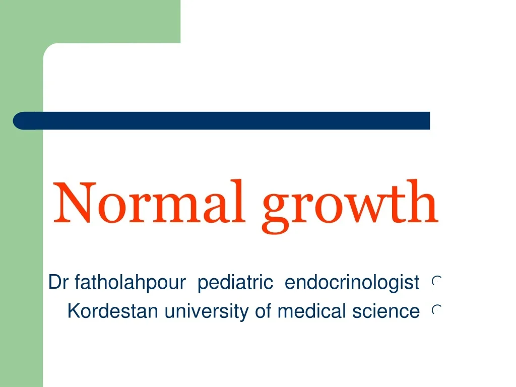 PPT - Pediatric Growth Evaluation Guide | Normal Growth Phases, Curves ...