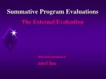 PPT - Formative and Summative Evaluations PowerPoint Presentation, free ...