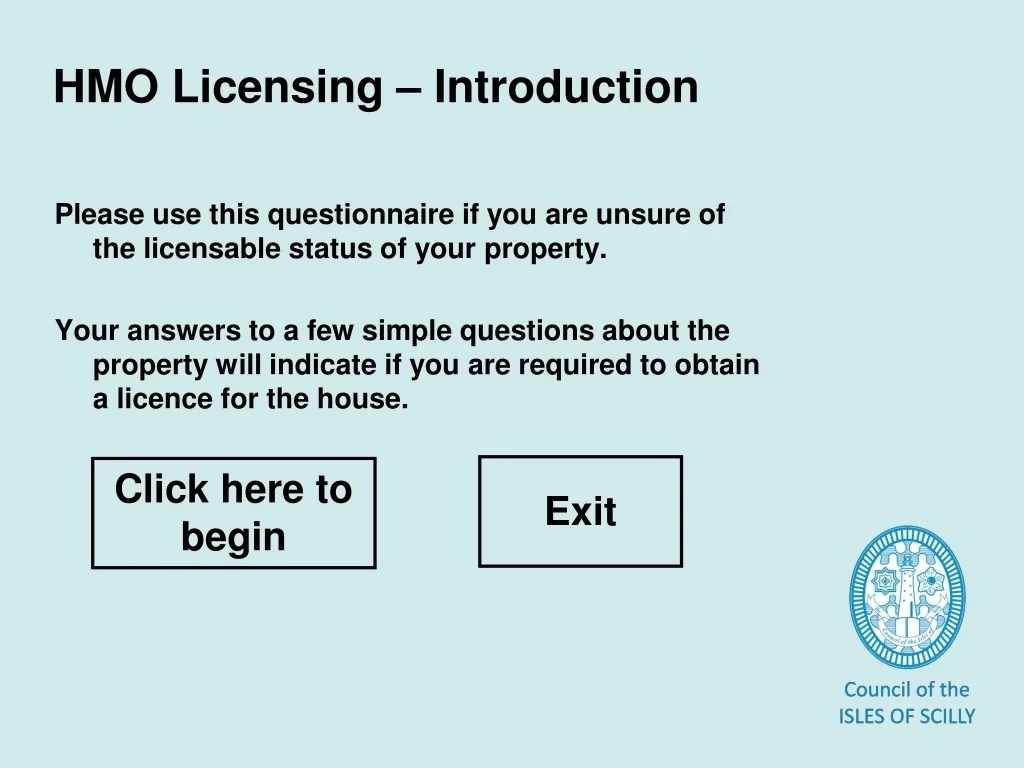 PPT - HMO Licensing – Introduction PowerPoint Presentation, free ...