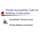 PPT - 2004 Florida Accessibility Code for Building Construction ...