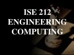 PPT - ISE 195 Introduction to Industrial Engineering PowerPoint ...