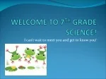 PPT - Welcome to Grade 7 PowerPoint Presentation, free download - ID ...