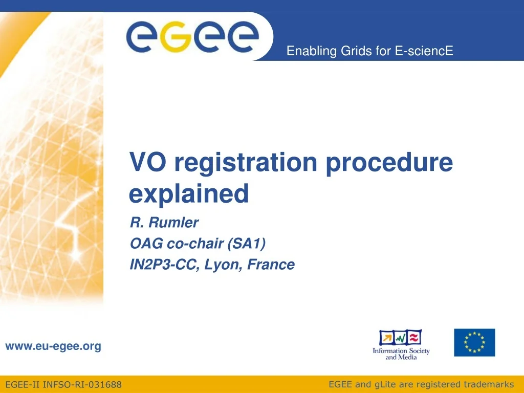 PPT - VO registration procedure explained PowerPoint Presentation, free ...