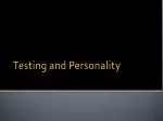 PPT - Projective Personality Testing Psychological Testing PowerPoint ...