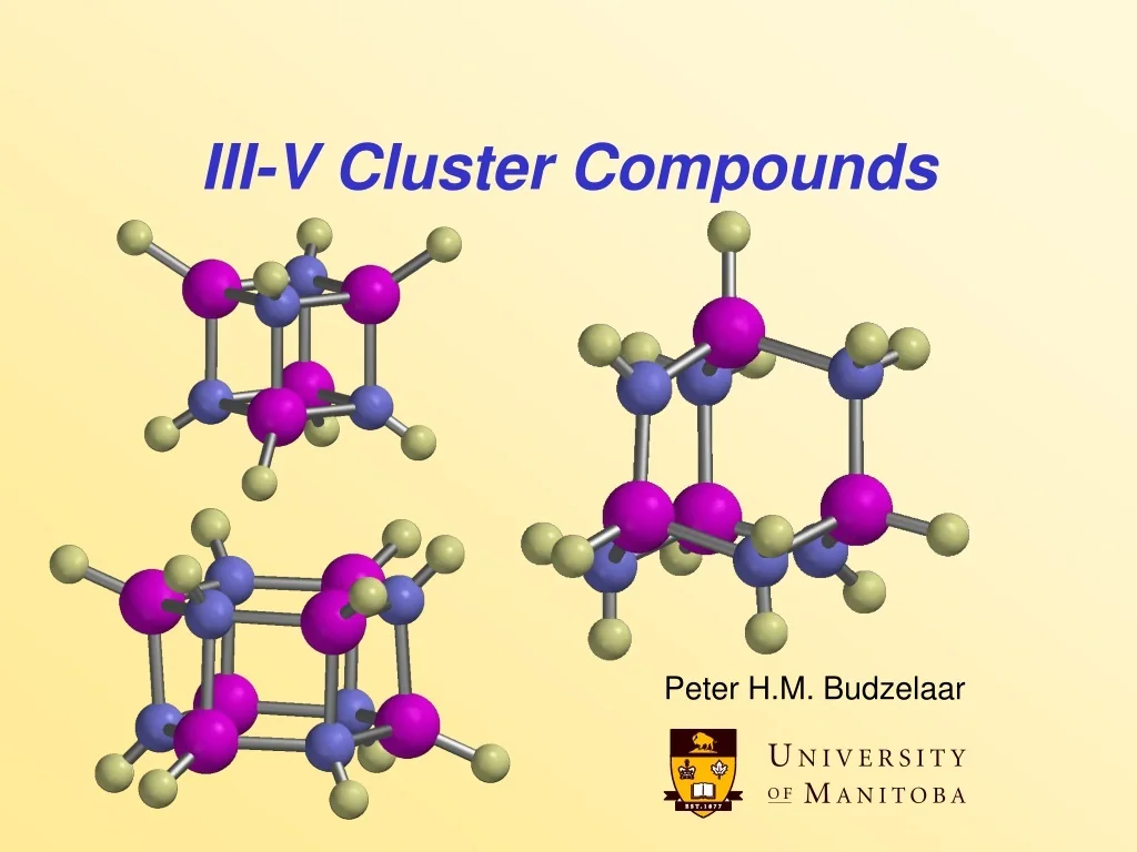 PPT - III-V Cluster Compounds PowerPoint Presentation, free download ...