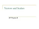 PPT - Vectors and Scalars PowerPoint Presentation, free download - ID ...