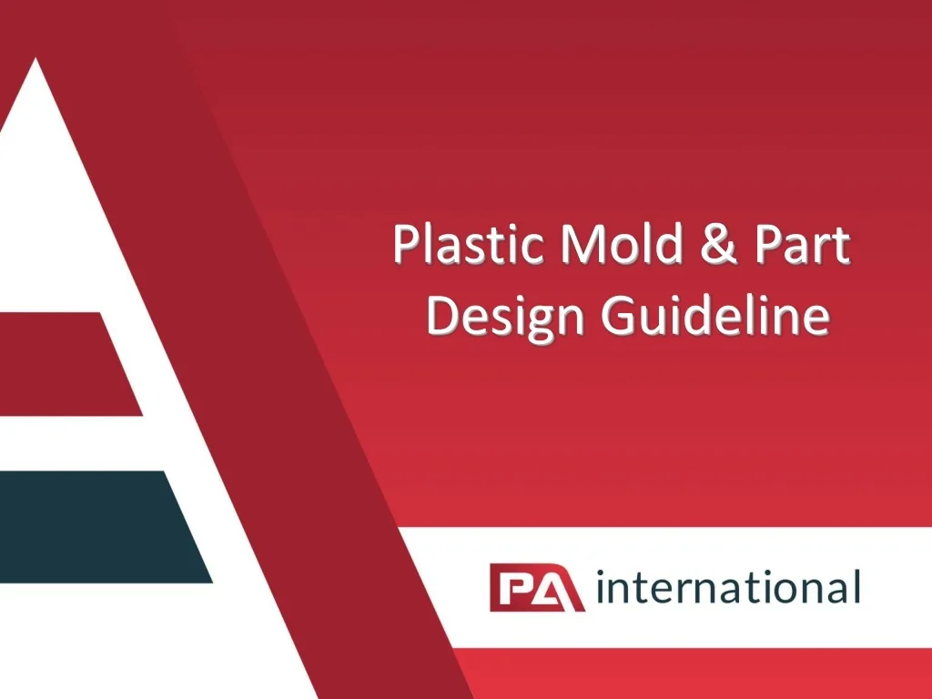PPT - Plastic Mold & Part Design Guideline PowerPoint Presentation - ID ...