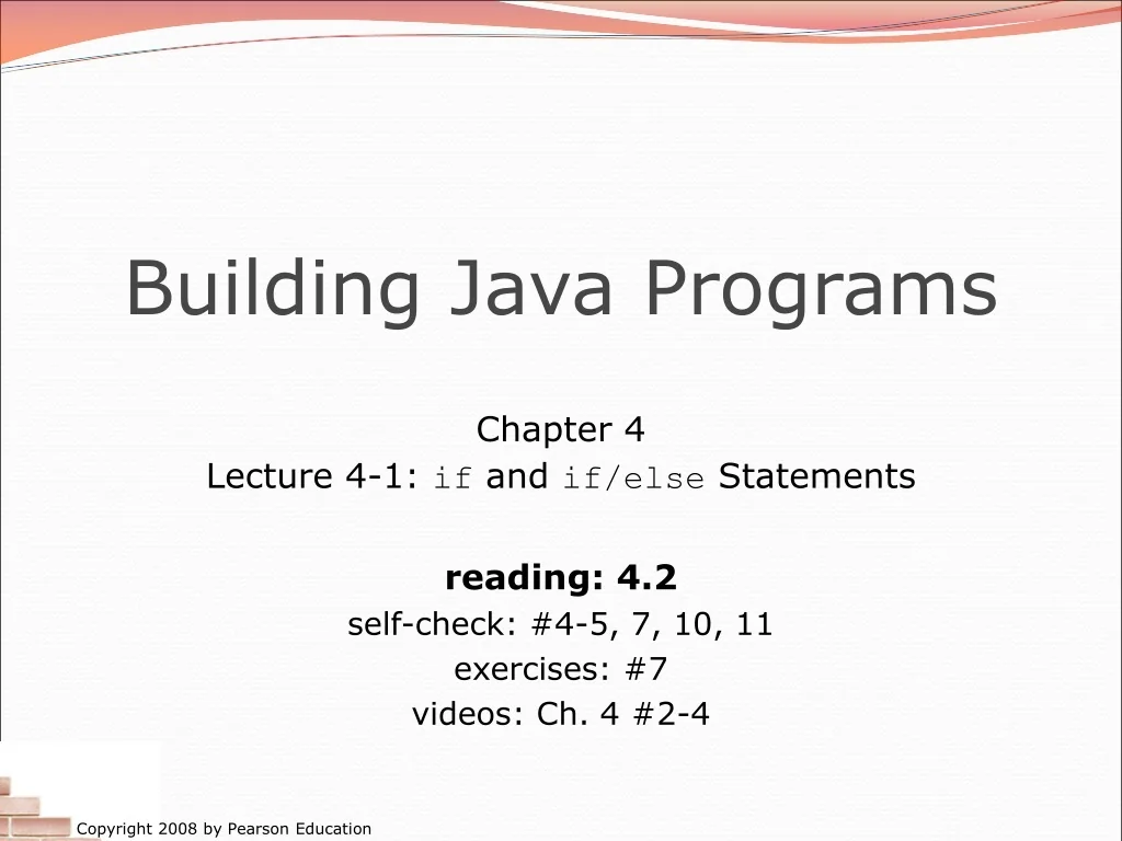 PPT - Building Java Programs PowerPoint Presentation, free download - ID:9580469