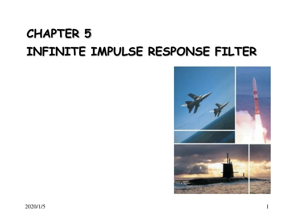PPT - IIR and FIR Filter Design Techniques for Digital Signal ...