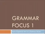 PPT - Grammar Project I Focus: Adjectives PowerPoint Presentation, free ...