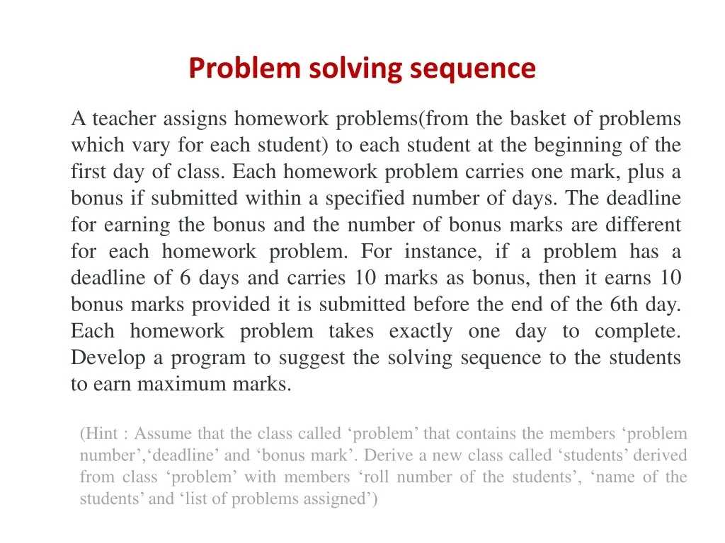 PPT - Greedy Algorithm for Problem Sequencing PowerPoint Presentation ...
