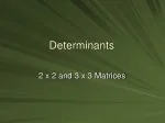 PPT - Chapter 2 Determinants PowerPoint Presentation, free download ...