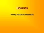 PPT - Libraries PowerPoint Presentation, free download - ID:2612821