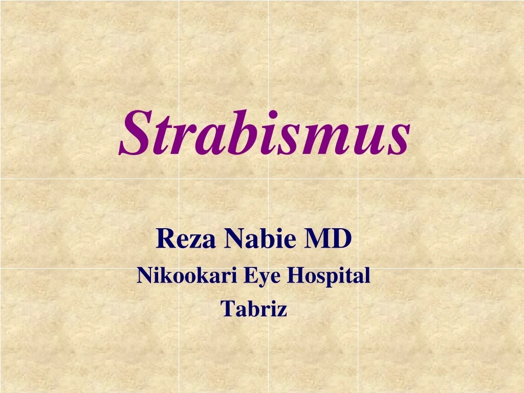 PPT - Strabismus PowerPoint Presentation, free download - ID:9588885
