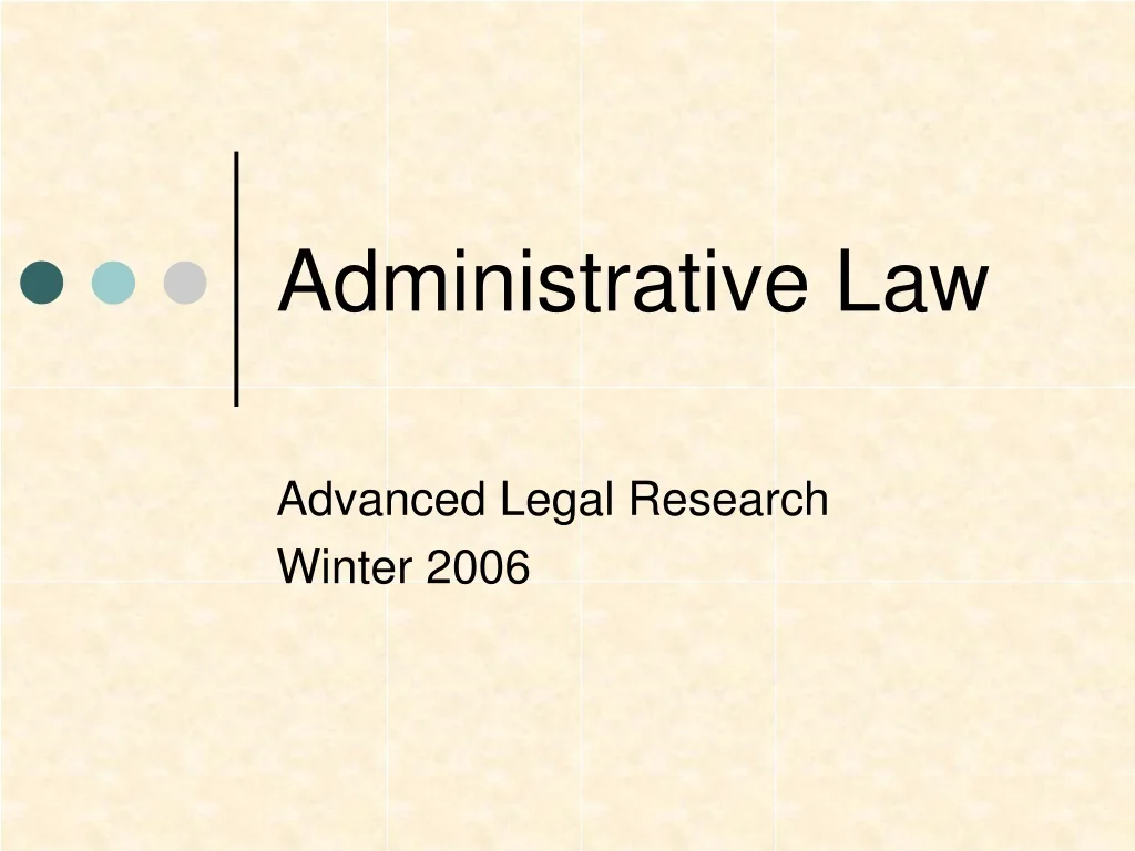 PPT - Administrative Law PowerPoint Presentation, free download - ID ...
