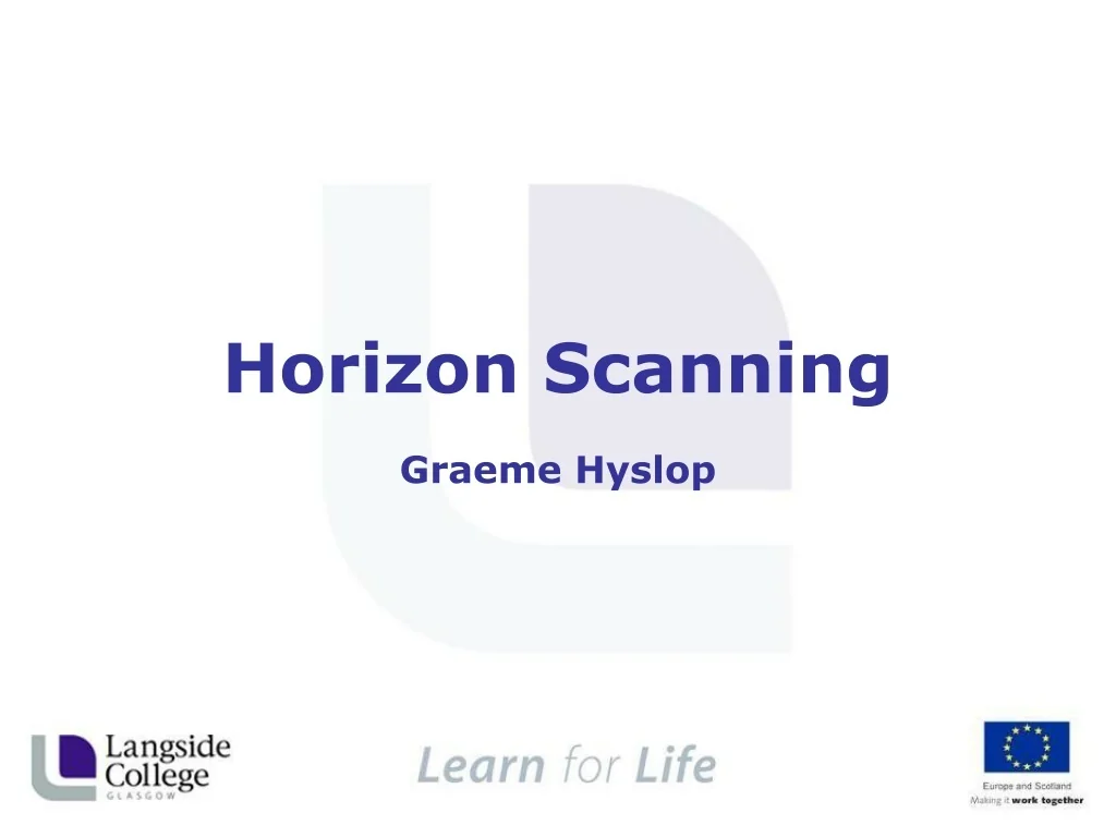 PPT - Horizon Scanning PowerPoint Presentation, free download - ID:9590415