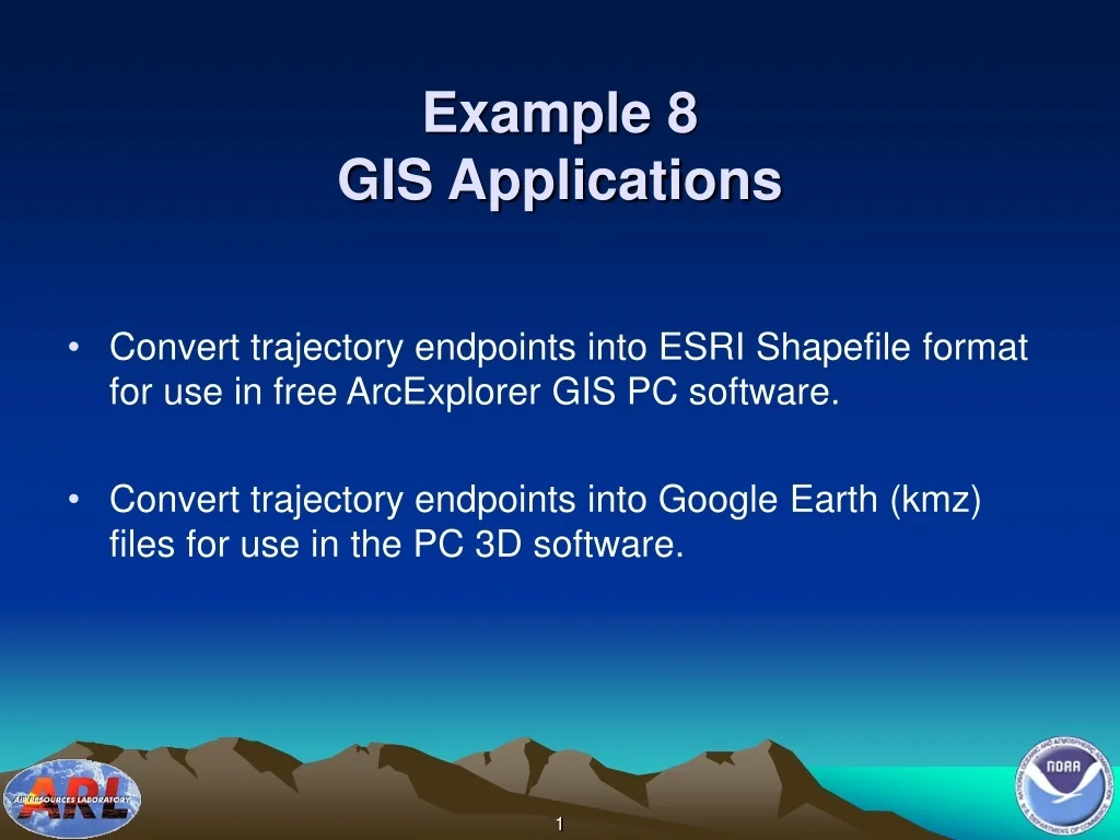 PPT - Example 8 GIS Applications PowerPoint Presentation, free download ...