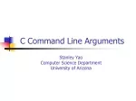 PPT - C Program Command Line Arguments PowerPoint Presentation, free ...