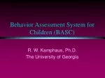 PPT - The Behavioral Assessment System for Children, Second Edition ...