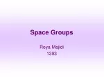 PPT - Classification of Point Groups and Space Groups into Crystal ...