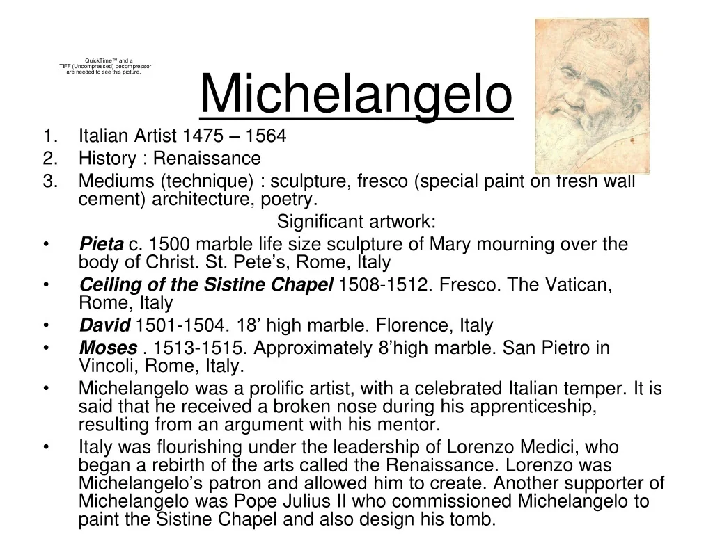 PPT - Michelangelo PowerPoint Presentation, free download - ID:9596304