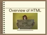 PPT - HTML Overview PowerPoint Presentation, free download - ID:6305134