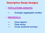 PPT - Study Designs for Analytic Epidemiology PowerPoint Presentation ...
