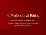PPT - Chapter 4 Professional Ethics PowerPoint Presentation, free download - ID:3996084