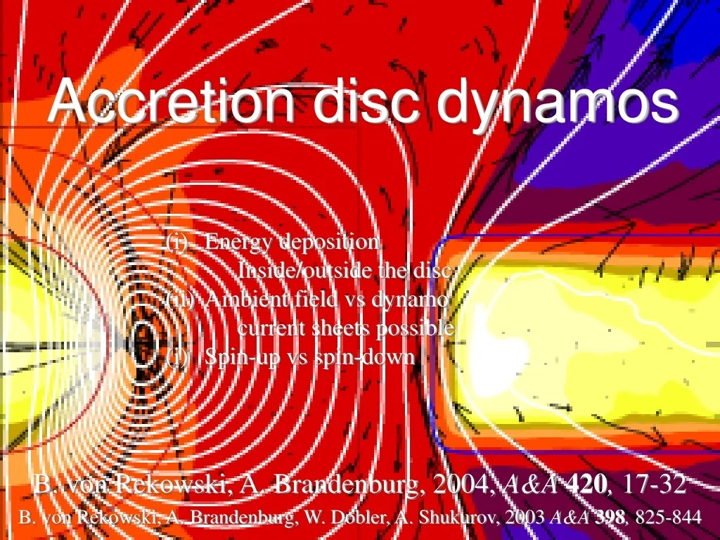 PPT - Accretion disc dynamos PowerPoint Presentation, free download ...