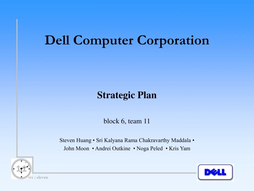PPT - Dell Computer Corporation PowerPoint Presentation, free download ...