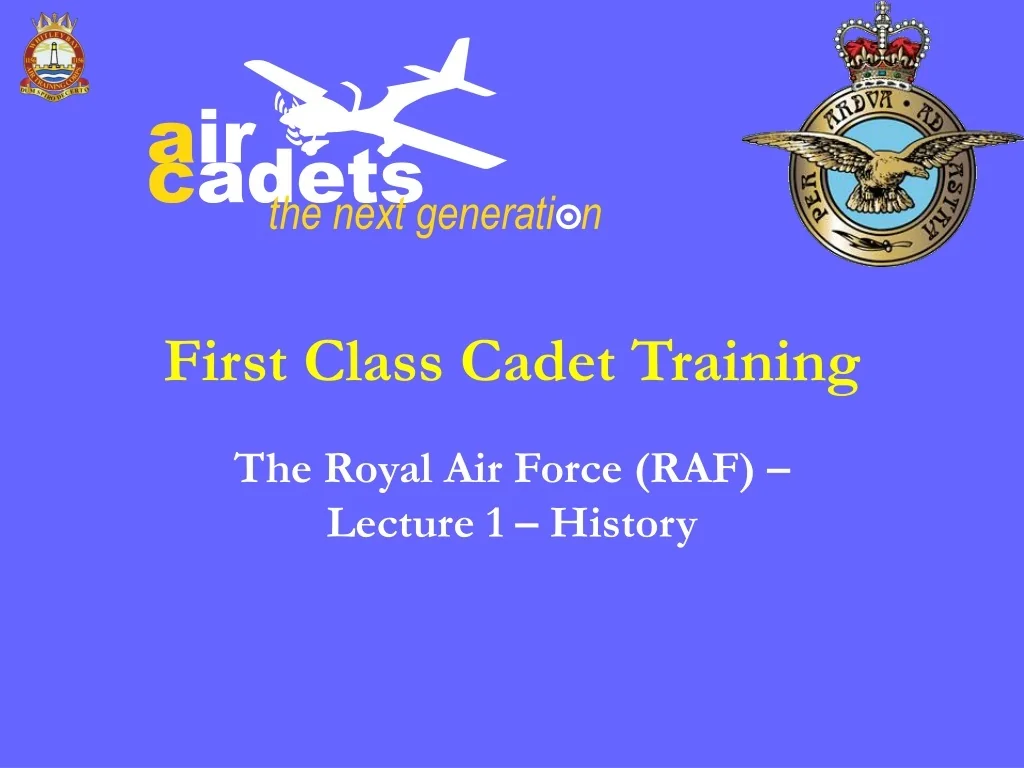 PPT - First Class Cadet Training PowerPoint Presentation, free download ...